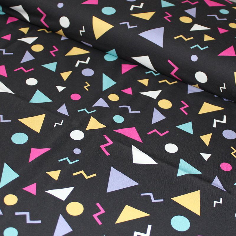 80s Jersey Fabric - Memphis - by the 0.5m